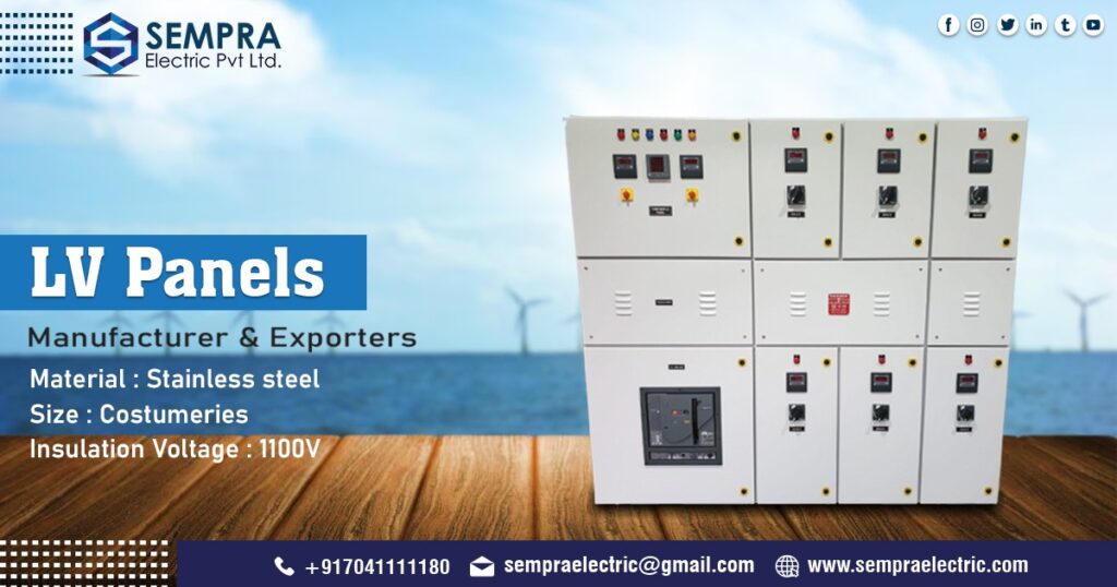 Exporter of LV Panels in Bahrain - Sempra Electric Pvt Ltd.
