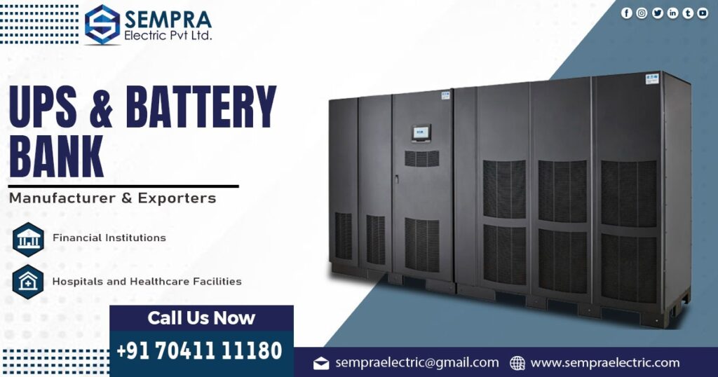 Reliable UPS & Battery Bank Solutions in Africa - Sempra Electric Pvt Ltd.